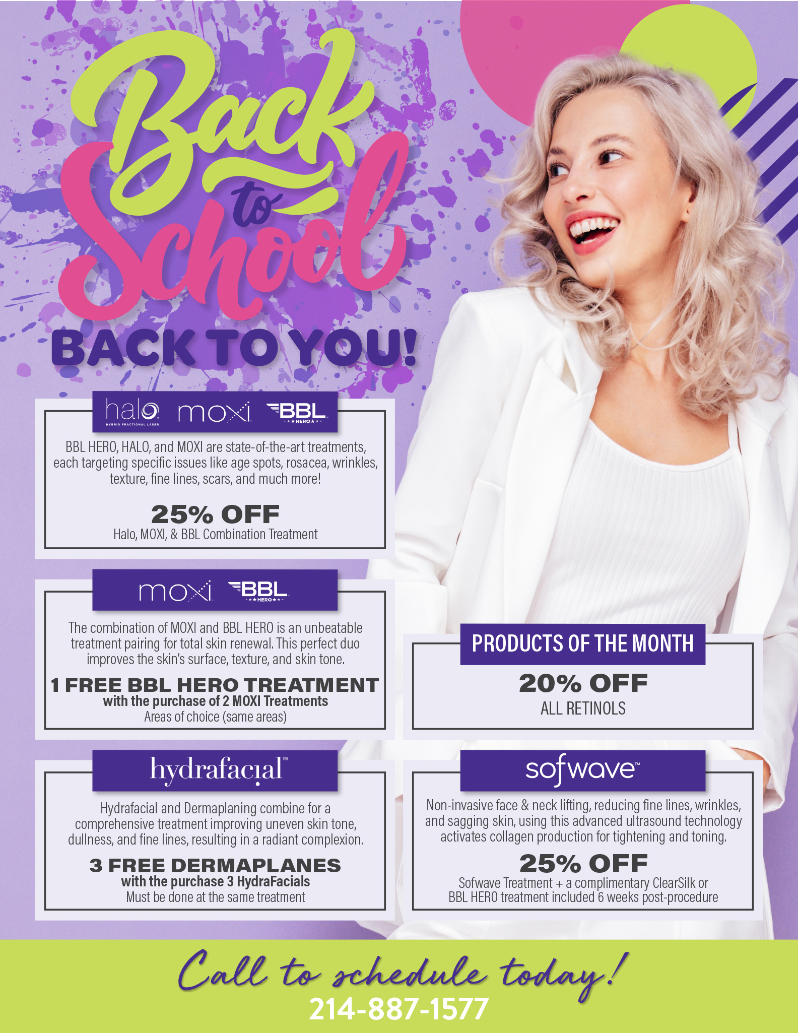 EpiCentre Skin Care & Laser Center Med Spa Specials Dallas